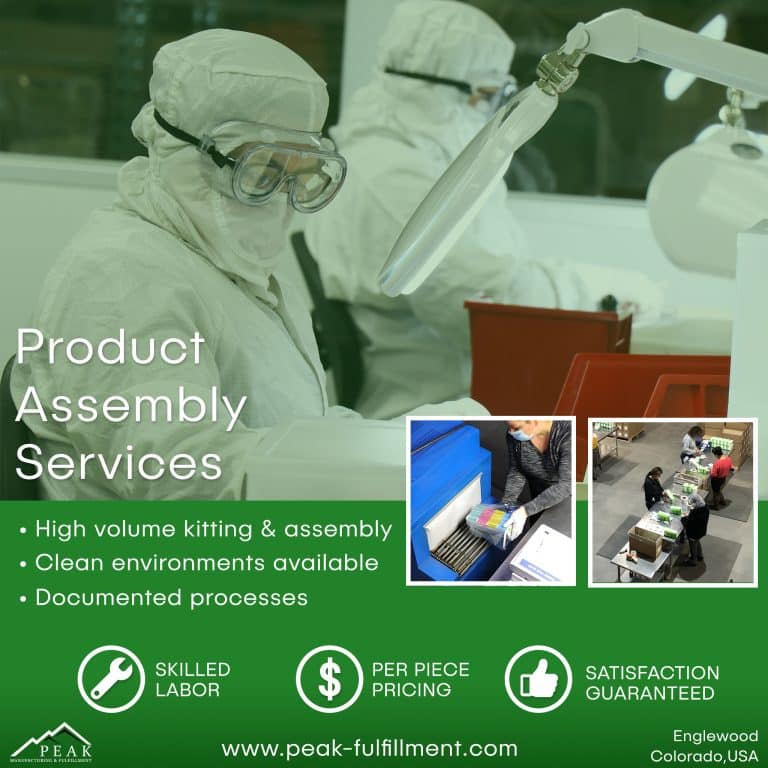 Product Assembly & Packaging | Peak Fulfillment in Colorado